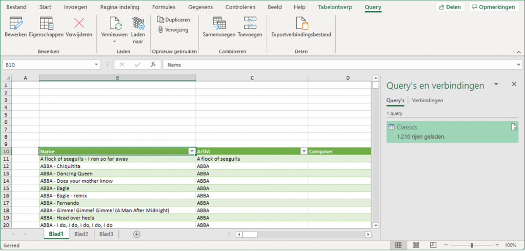 Power Query - Ophalen, Bewerken en Inlezen van gegevens in Excel!